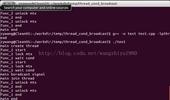 C Pthread Condwait 和 Condbroadcast的使用c Condition Signal Broadcast Wait Csdn博客 