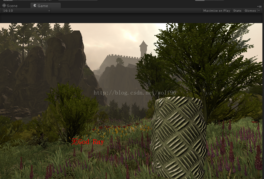 Unity3d Shader之god Ray上帝之光unity3d Godray Csdn博客 