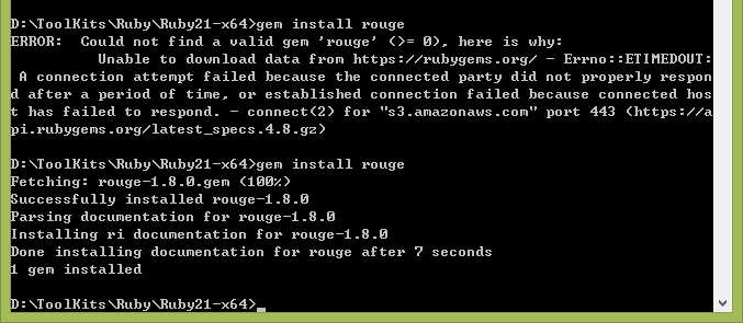环境搭建 Windows下安装ruby和jekyllruby And Jekyll Csdn博客 8325