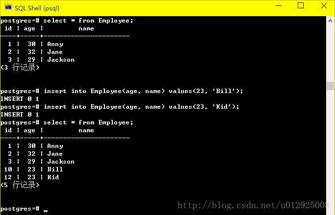 Postgresql 自增语句postgrep Id Serial4 为负数 Csdn博客 
