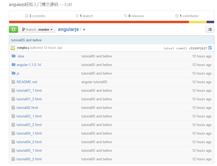 Angularjs轻松入门源码托管至githubangular 入门源码 Csdn博客