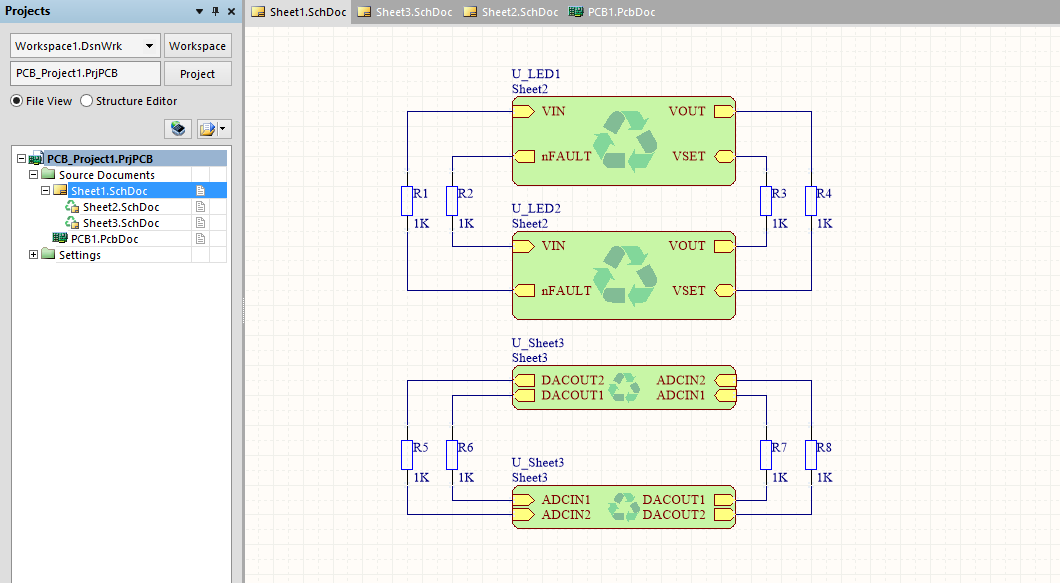 Altium Designer 中Device Sheet Symbol 与 Sheet Symbol 的使用_convert ...
