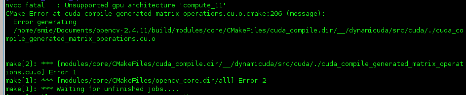 Unsupported Gpu Architecture Compute11解决方法not A Supported Gpu Architecture Csdn博客