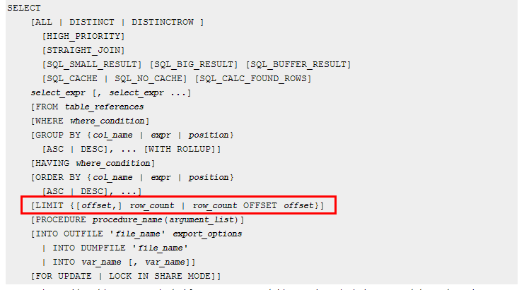 Mysql中limit的用法详解sql查询结果返回行数 Csdn博客