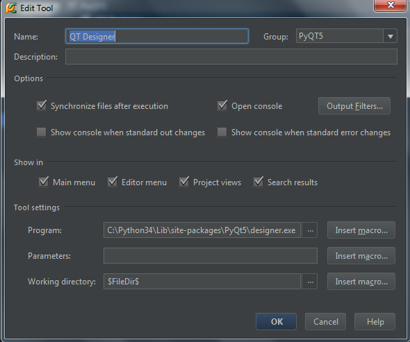 pycharm-pyqt5-muye0503