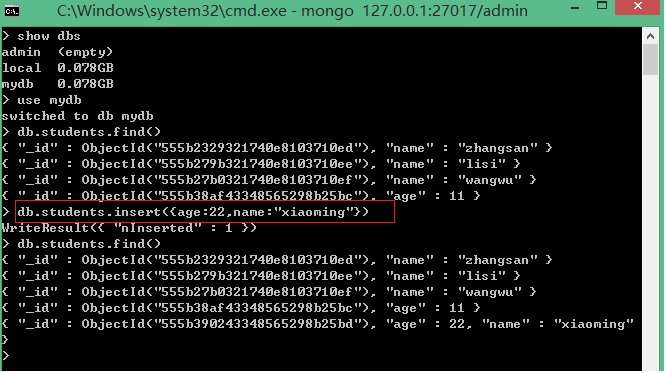 Mongodb学习document数据操作mongodb通过非映射方式操作documnet Csdn博客