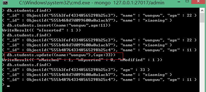 Mongodb学习document数据操作mongodb通过非映射方式操作documnet Csdn博客