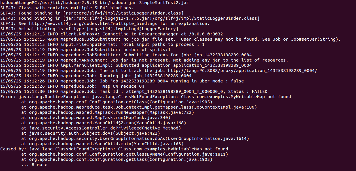 Hadoop运行jar包，提示classnotfoundexceptionhadoop Jar Cleanjar Weblogdriver Csdn博客