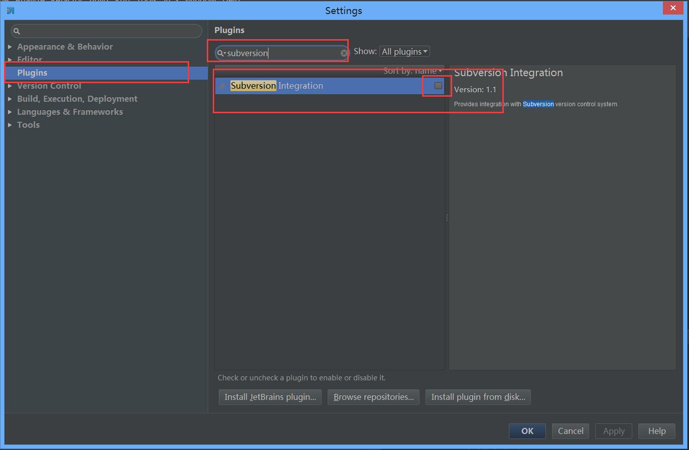 Intellij Idea 配置subversion插件 Idea调出subvsersion插件 Csdn博客