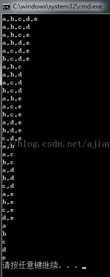C Cmn 排列组合算法cnn排列组合 C Csdn博客 