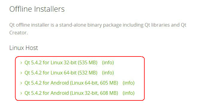 Qt 542 Linux环境搭建linux Qt Opensource Linux 行4 N Csdn博客