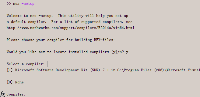 Windows 64 + Matlab 64 MEX混合编程初步_microsoft windows sdk 7.1 (c)是什么编译器-CSDN博客
