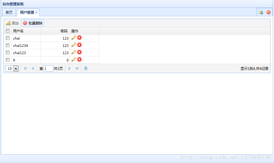 基于springmvc Mybatis Easyui的后台管理系统demo Easyui后台管理界面demo Csdn博客