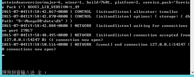 Mongodb无法启动，由于目标计算机积极拒绝，无法连接 Csdn博客 