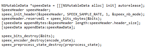 Speex 同时适用于 Ios 与 Android 【代码篇 一】_android speex和speexdsp-CSDN博客