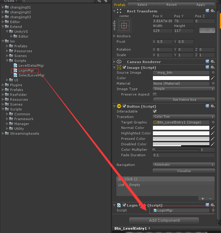 Unity 脚本的挂载 与按钮事件unity 编辑器下给button添加挂载方法 Csdn博客