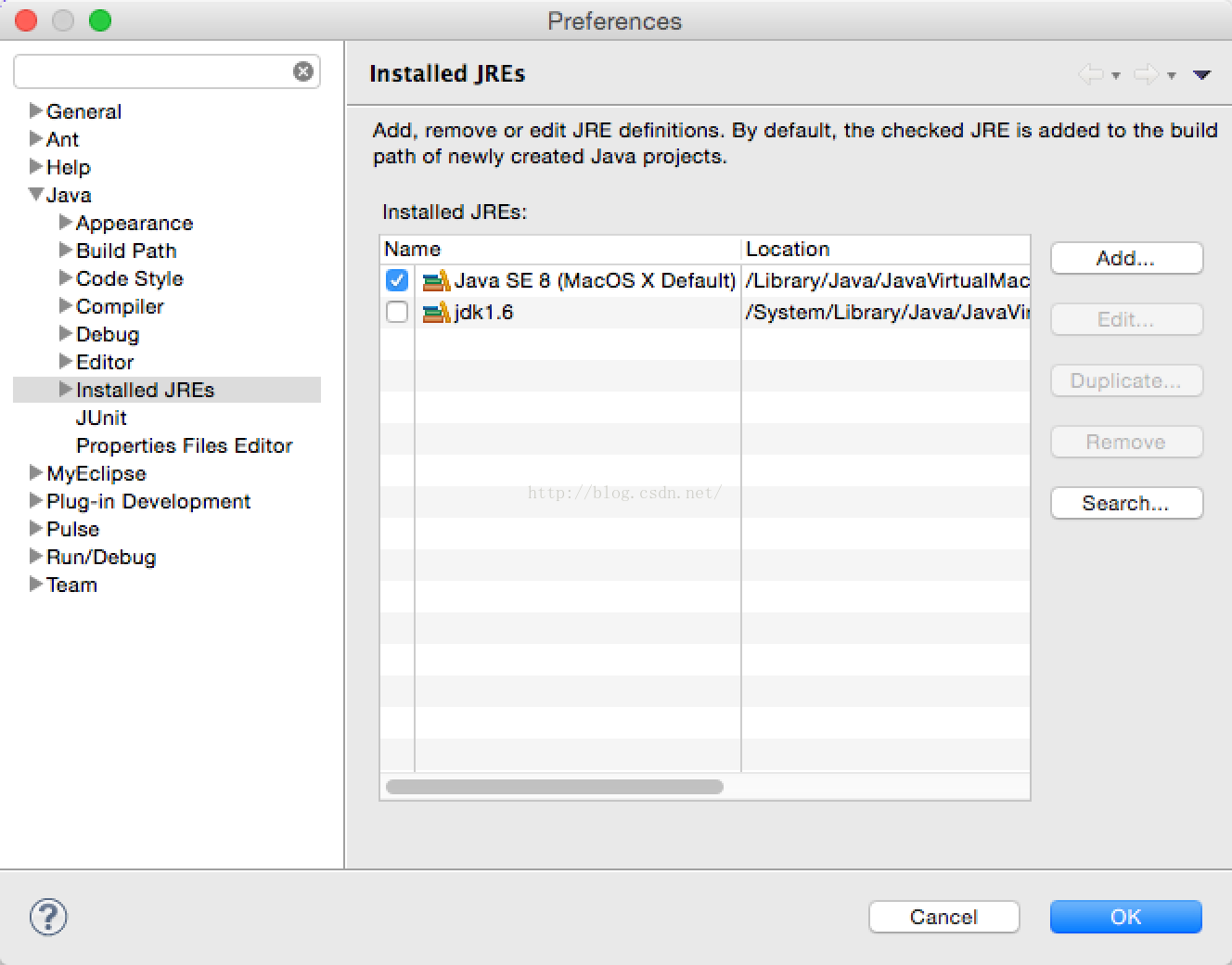 解决myeclipse Jdk 8 报错问题 Myeclipse中jdk环境不适配怎么解决 Csdn博客