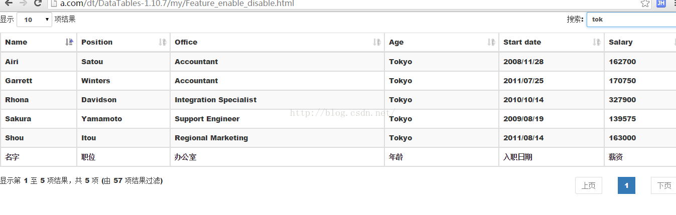 Datatable与php的ajax交互以及的语言国际化 设置 Csdn博客 9738