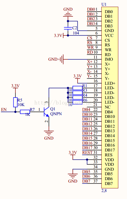 Stm32f103的tftlcd和fsmc的使用stm32f103与tft Lcd显示模块代码 Csdn博客 