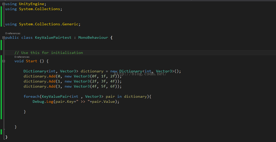 Unity3d中dictionary和keyvaluepair的使用 Unity Keyvaluepair Csdn博客