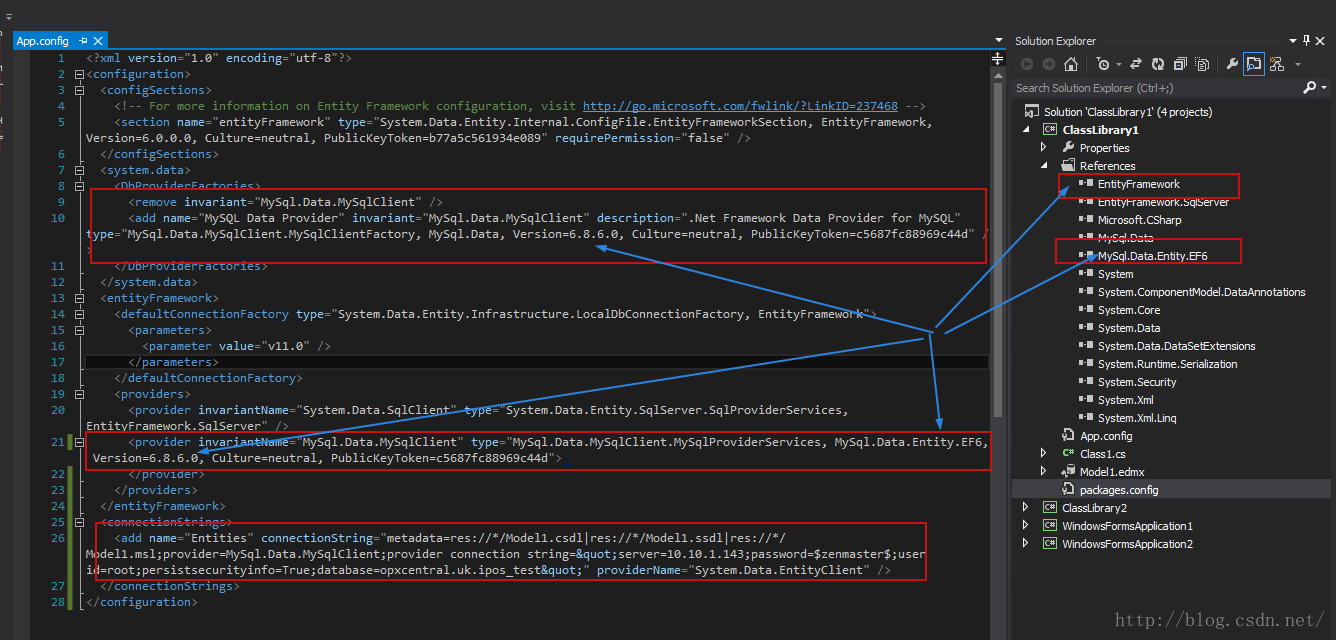 Vs2012 Ef6x Mysql 开发环境搭建问题 终结篇 Csdn博客 