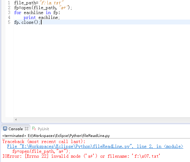 【python】按行读取文件、ioerror Errno 22 Invalid Mode A Or Filename，处理文件的换行符python Invalid Mode