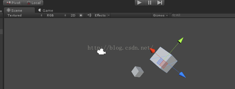 Unity中的transform Gizmo中的pivot和center Wwfy 博客园