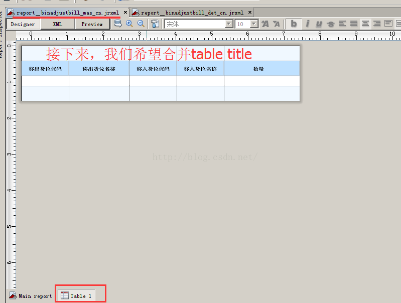 Ireport使用table组件，显示页面ireport增加一页 Csdn博客 