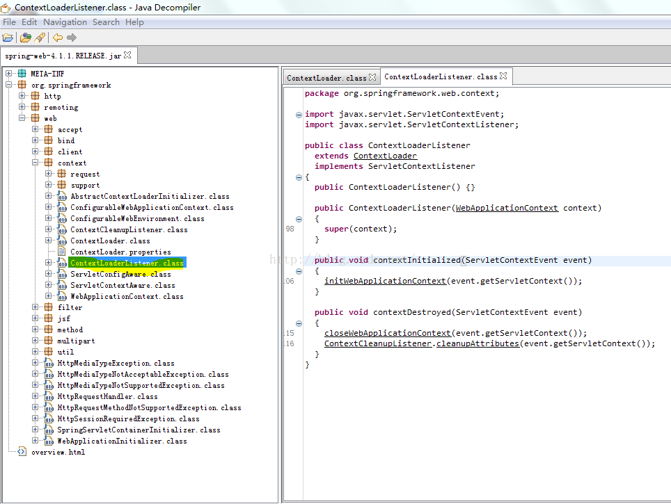 Java Lang Classnotfoundexception Ntent Contextloaderlistener