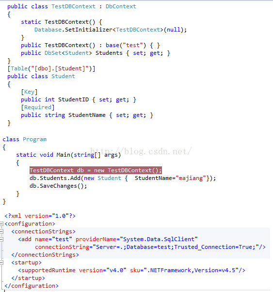 深入学习ef6源码：code First初探 Csdn博客