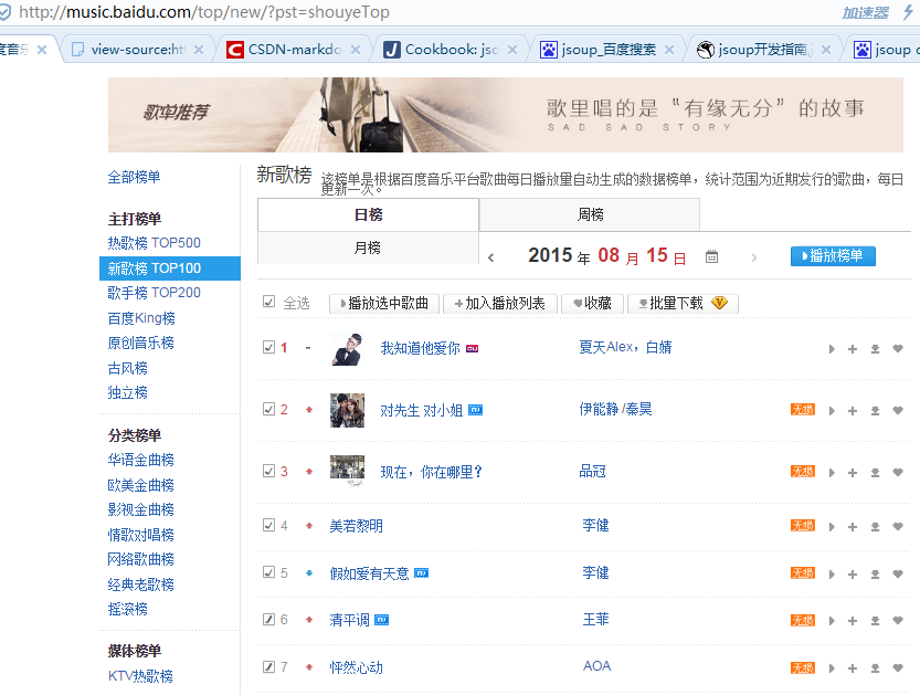 Android中使用jsoup如何解析网页数据详述android Jsoup Csdn博客 