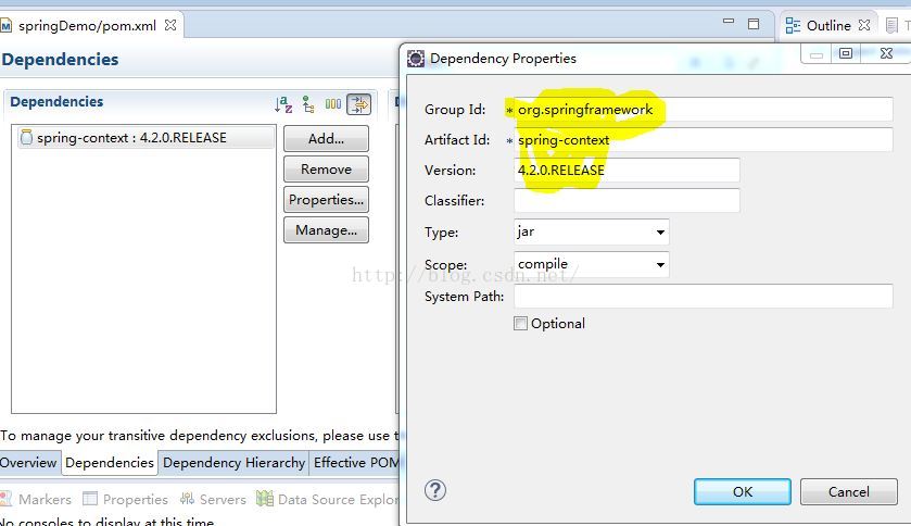 Maven：eclipse使用maven获取spring官网架包eclipse使用maven引入spring的jar包 Csdn博客 2237