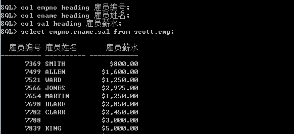 Oracle学习笔记 常用sqlplus命令（二）之格式化查询结果sqlplus 格式化查询结果 Csdn博客