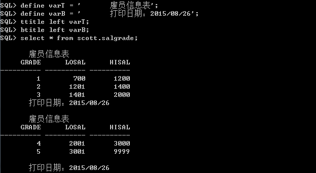 Oracle学习笔记 常用sqlplus命令（二）之格式化查询结果sqlplus 格式化查询结果 Csdn博客