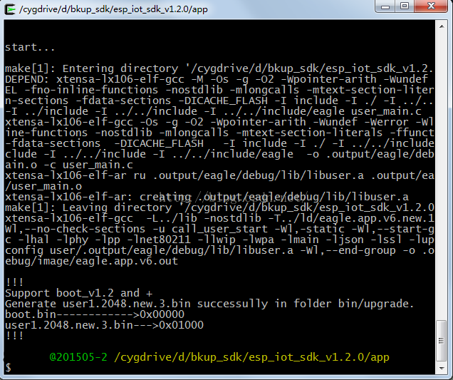 搭建esp8266 Cygwin交叉编译环境esp Cygwin Csdn博客