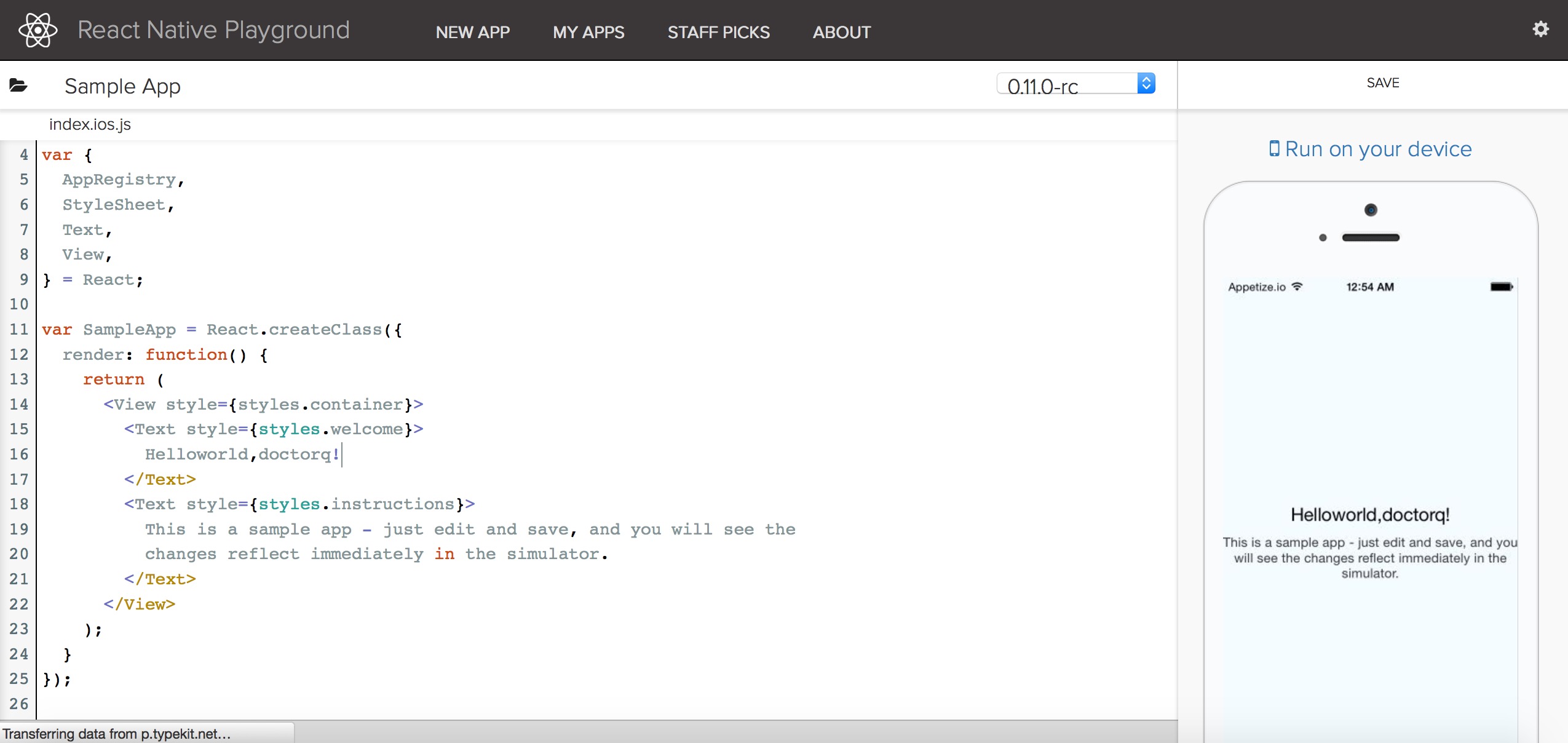 React Native试玩29 React Native Playgroundreact Native Playground Csdn博客