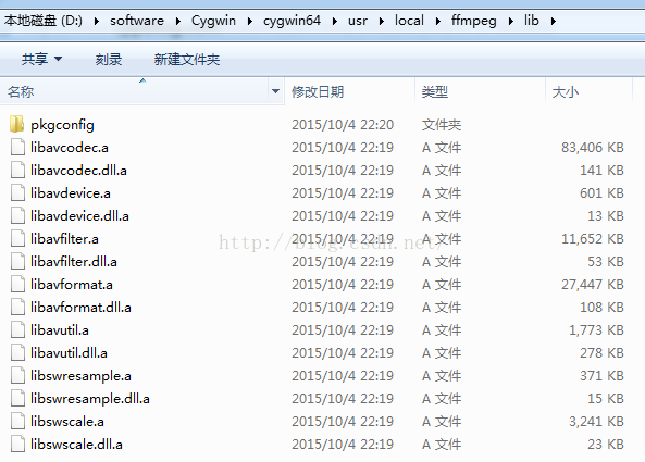 Cygwin环境下ffmpeg的配置cygwin Ffmpeg Csdn博客 