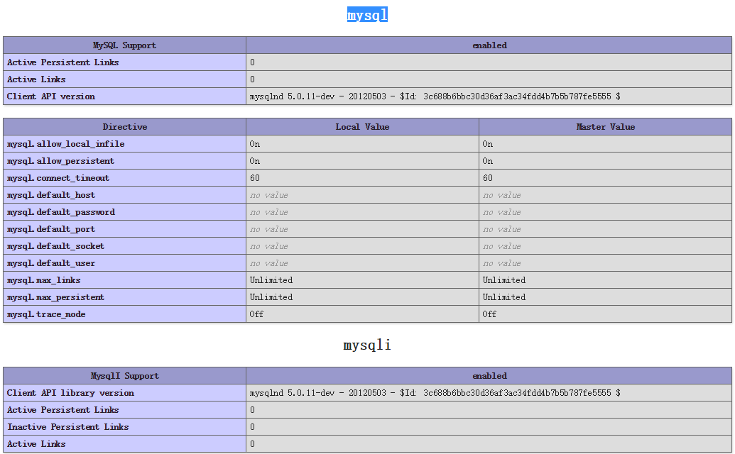 【php】php Mysql问题 Phpinfo 没有显示mysql模块phpinfo中mysql Csdn博客