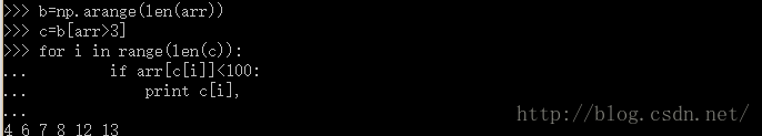 Numpy 中的ndarray数组返回符合特定条件的索引方法python查找nparray中的值并返回位置 Csdn博客 