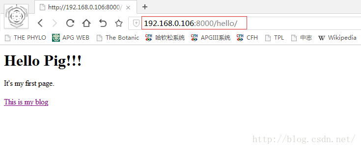 用django制作第一个网页django 制作网页 Csdn博客 