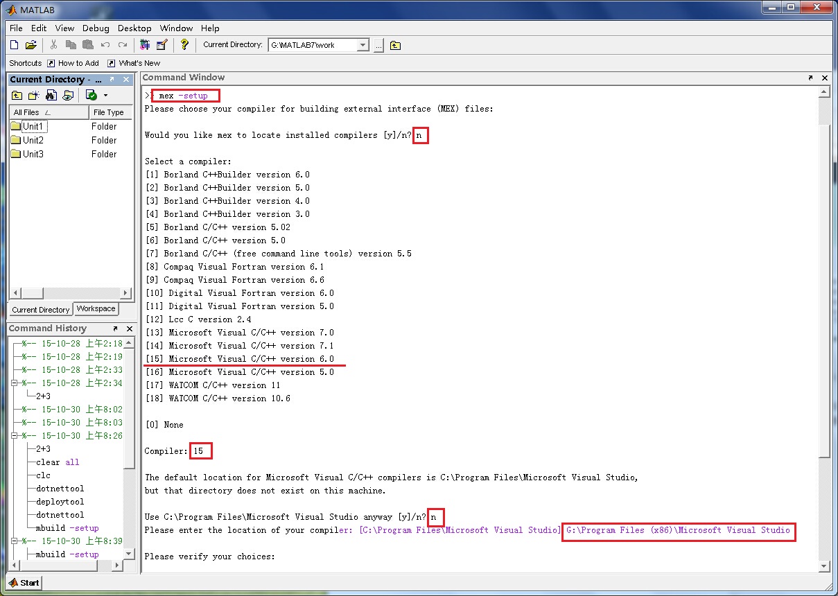 解决mex Setup或mbuild Setup找不到编译器问题cmd输入mex Setup没有反应 Csdn博客