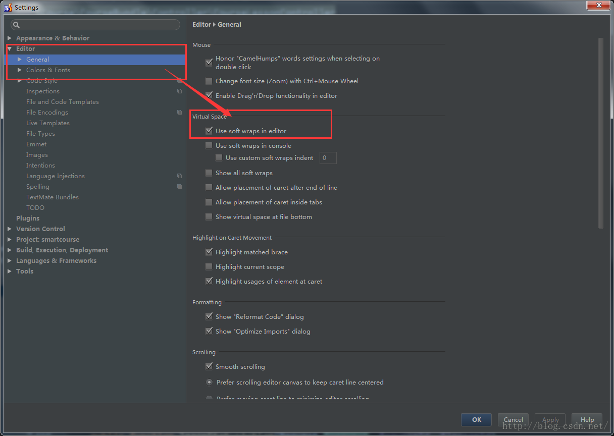 Phpstorm代码换行设置 Phpstorm 对象标识 用新的一行 Csdn博客