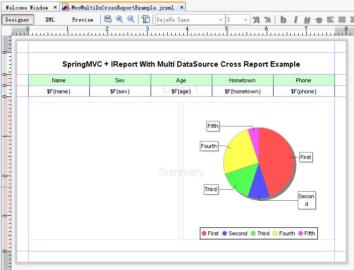 Spingmvc Ireport多数据源交叉报表示例jaspersoft Ireport Designer 多数据源 Csdn博客