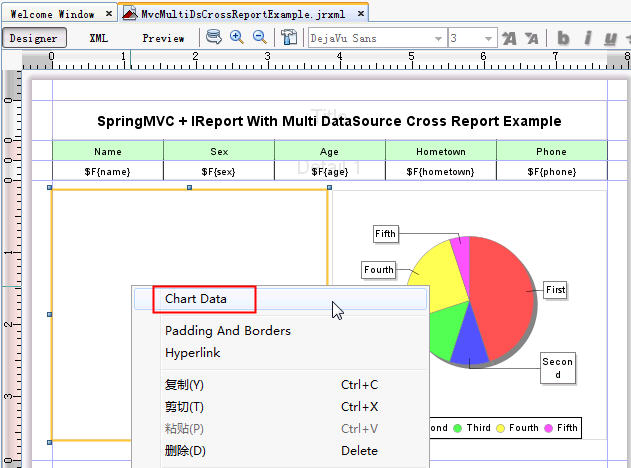 Spingmvc Ireport多数据源交叉报表示例jaspersoft Ireport Designer 多数据源 Csdn博客