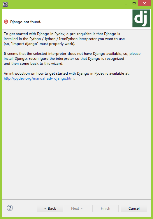 创建django项目报错：django Not Founddjango Object Notfound Csdn博客