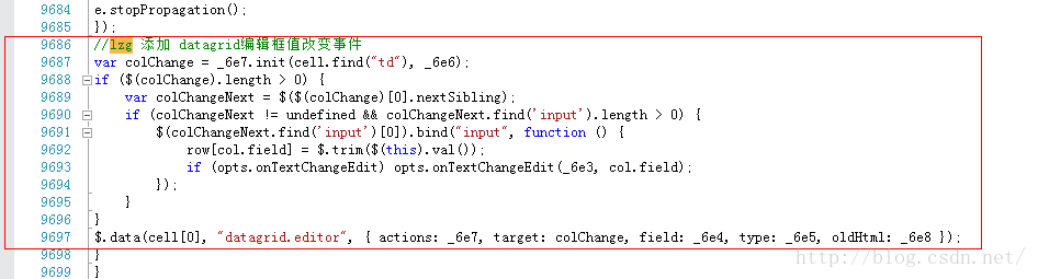Easyui Datagrid 编辑状态时为列添加文本改变事件easyui Datagrid 编辑器字段文本改变事件 Csdn博客 