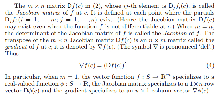 the jacobian matrix and the gradient matrix-CSDN博客