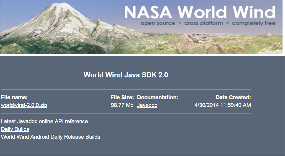 一、WorldWindJava2.0使用_world wind java api-CSDN博客