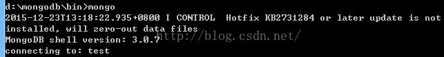 Cmd下操作mongodb Csdn博客 