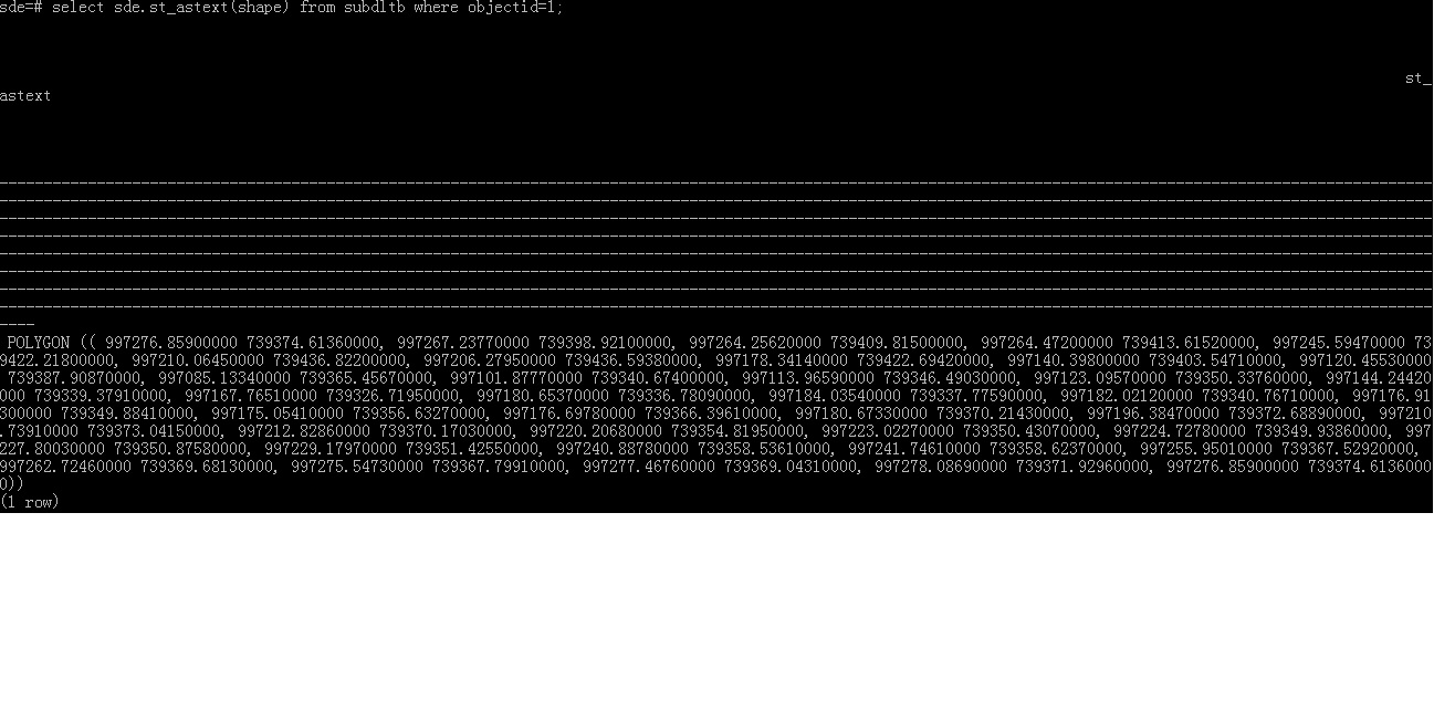 Arcsde For Postgresql中的stgeometrysosde93 For Postgresql Csdn博客